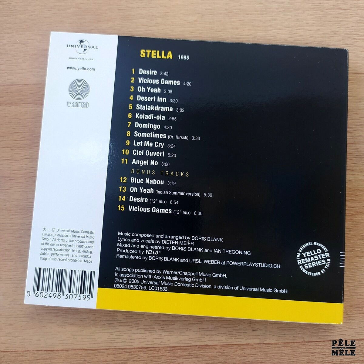 Yello "Stella" (VERTIGO, 1985) - Pêle-Mêle Online