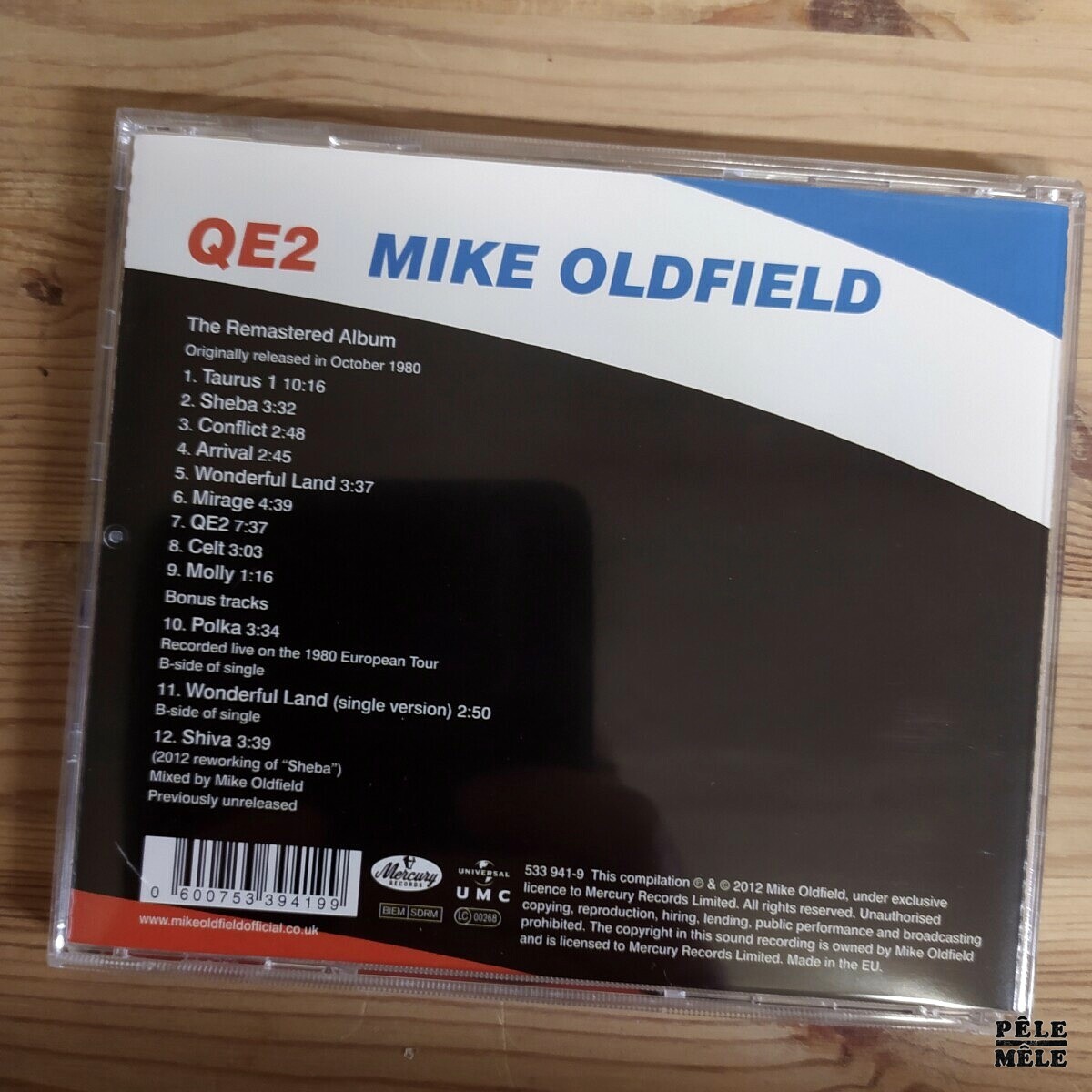 Mike Oldfield "QE2" (VIRGIN, 1980) - Pêle-Mêle Online