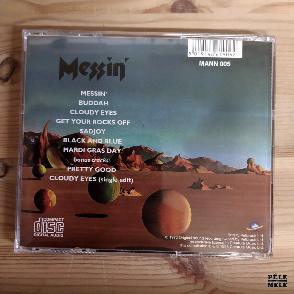 Manfred Mann's Earth Band "Messin'" (VERTIGO, 1973) - Pêle-Mêle Online
