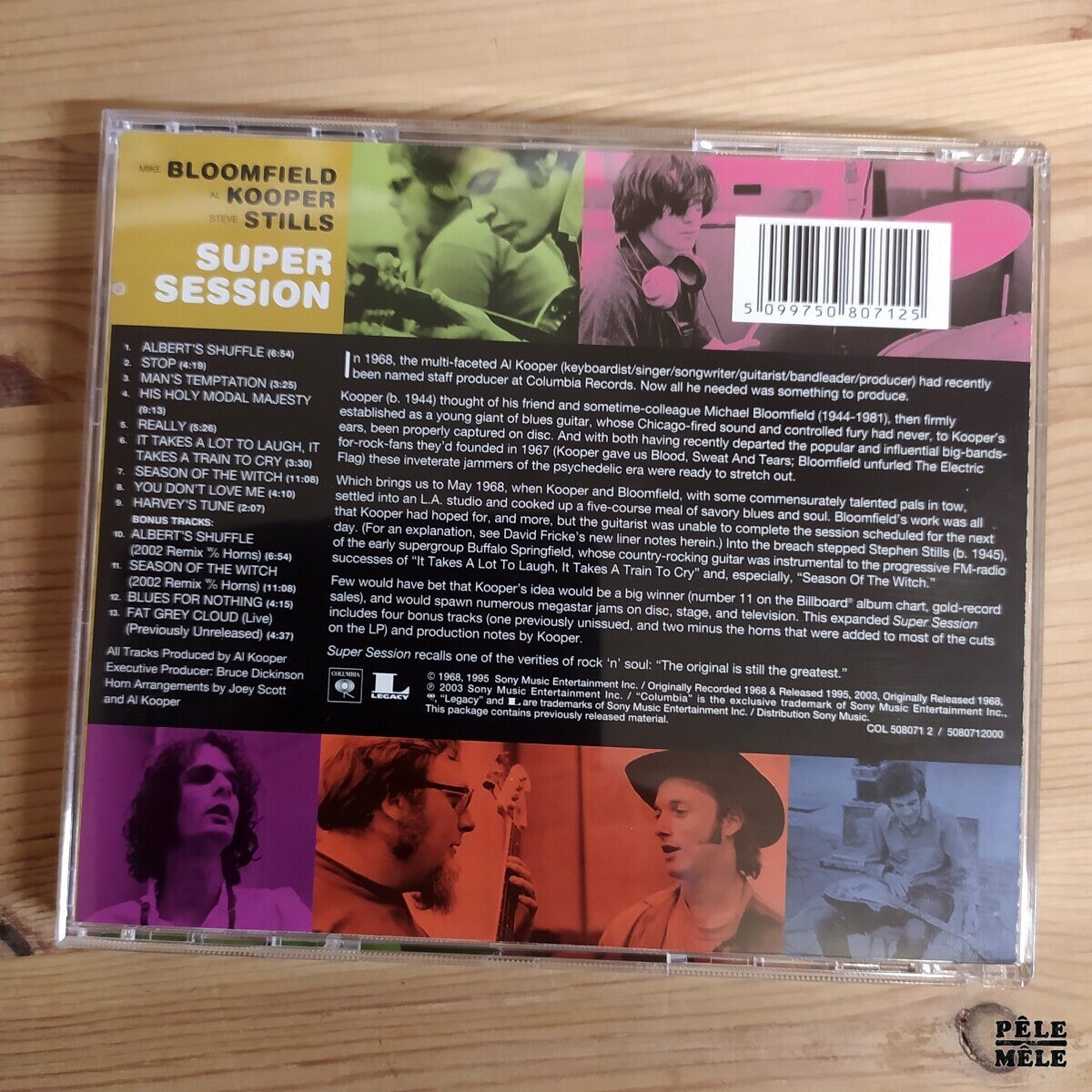 Mike Bloomfield / Al Kooper / Steve Stills "Super Session" (COLUMBIA ...