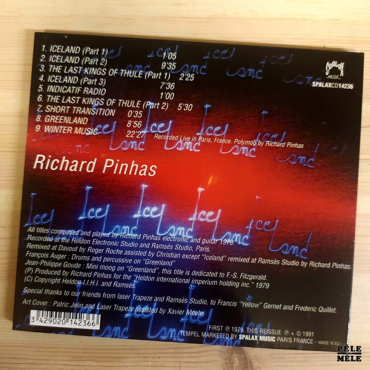 Richard Pinhas "Iceland" (POLYDOR, 1979) - Pêle-Mêle Online