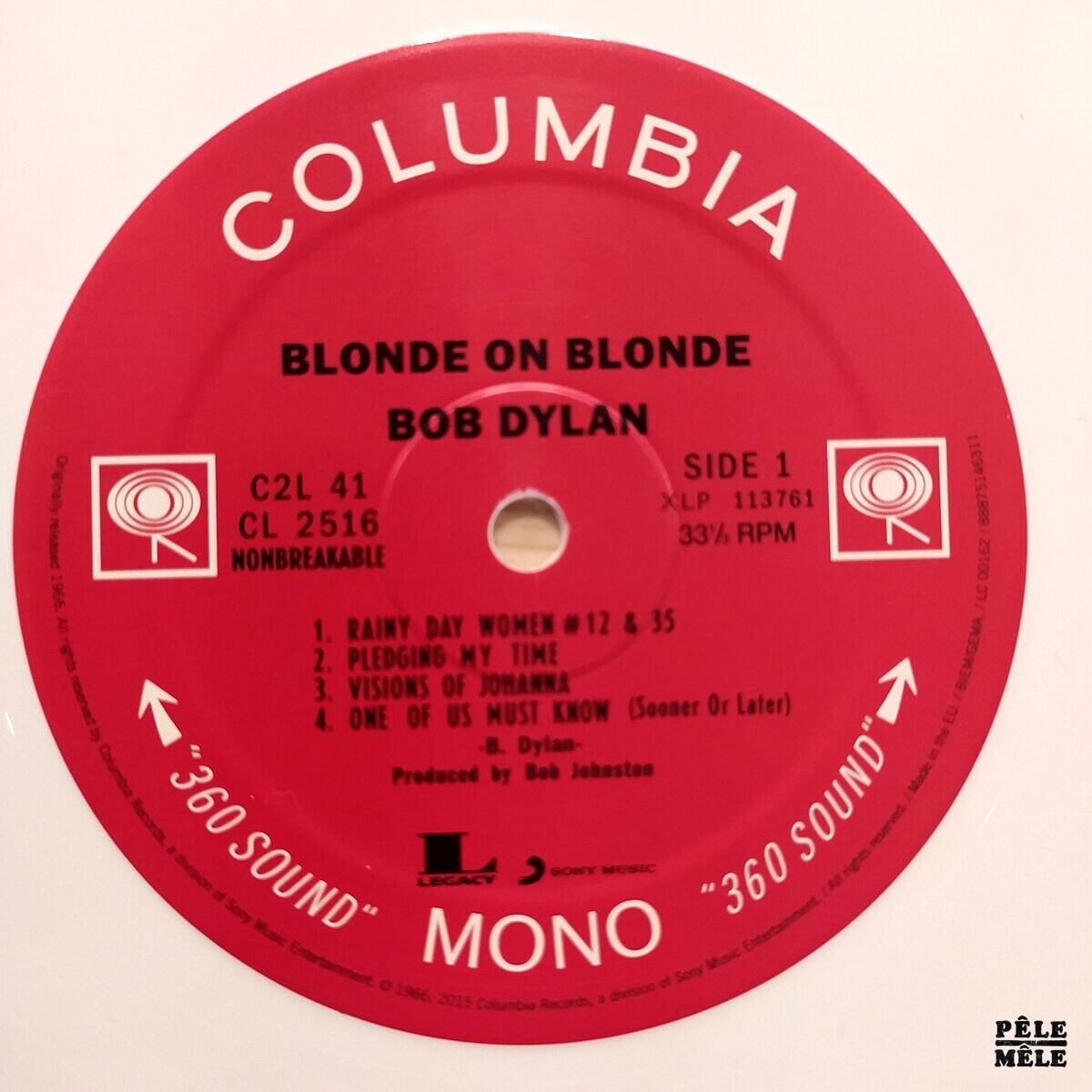 Bob Dylan "Blonde on Blonde" (CBS, 1966) / 2 lps - Pêle-Mêle Online