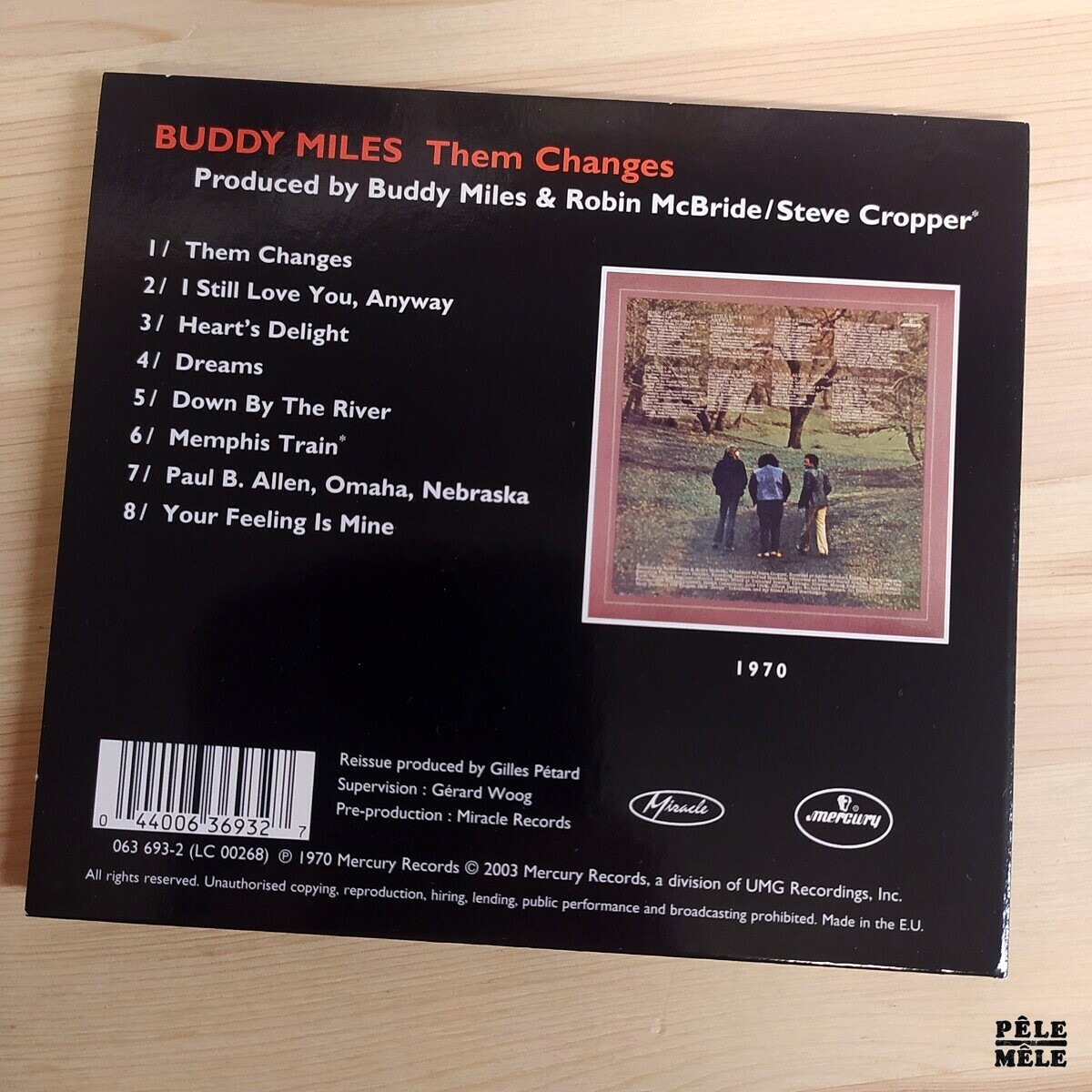 Buddy Miles "Them Changes" (MERCURY, 1970) - Pêle-Mêle Online