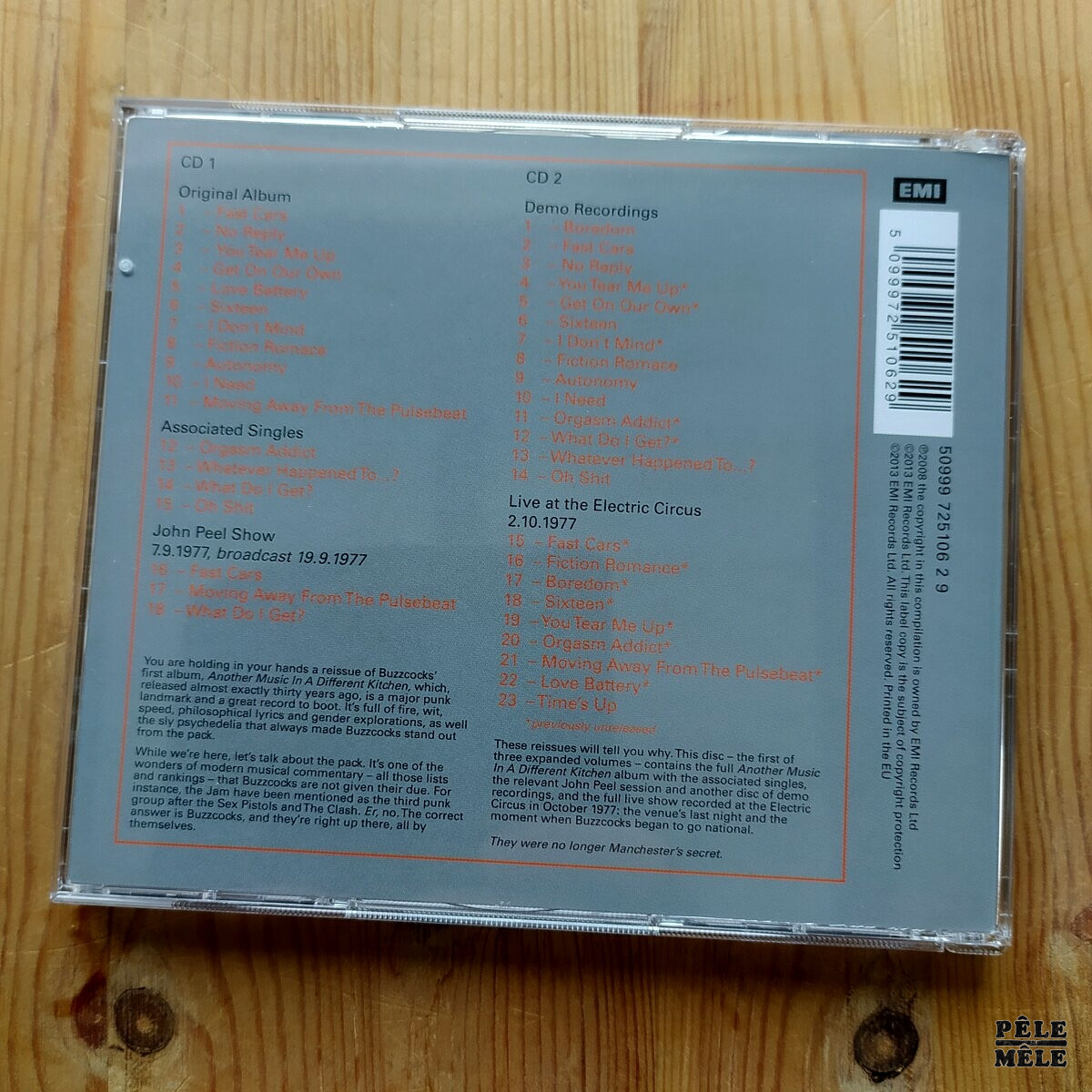 Buzzcocks "Another Music In A Different Kitchen" Special Edition ...