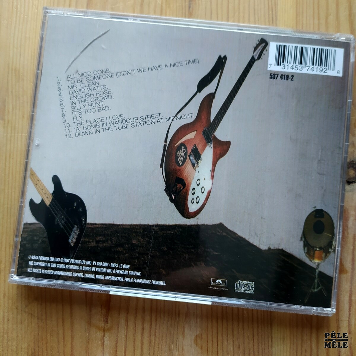 The Jam "All Mod Cons" (POLYDOR, 1978) - Pêle-Mêle Online