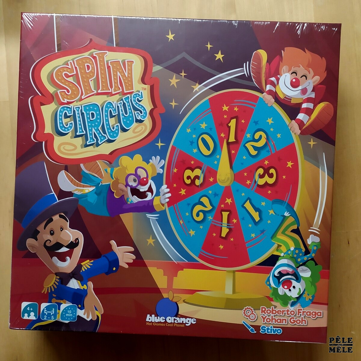 Roberto Fraga / Yohan Goh & Stivo "Spin Circus" (BLUE ORANGE) - Pêle-Mêle Online