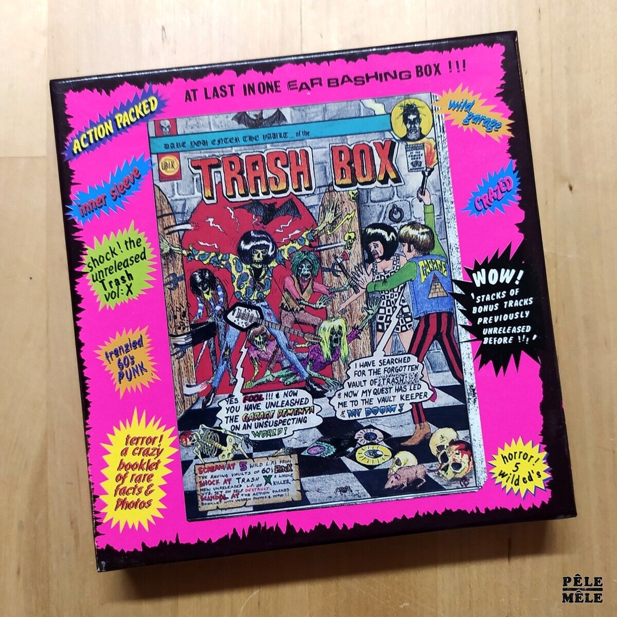 Compilation "Trash Box" (HIT RECORDS, 2004) / 5 cds - Pêle-Mêle Online