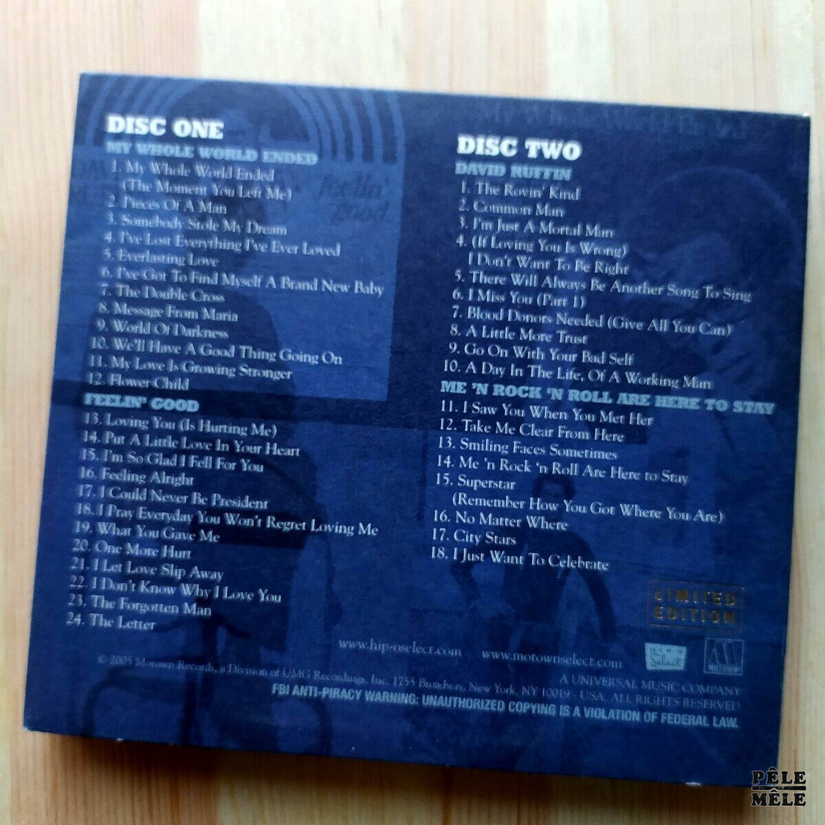 David Ruffin "The Great David Ruffin : The Motown Solo Albums, Vol. 1 ...