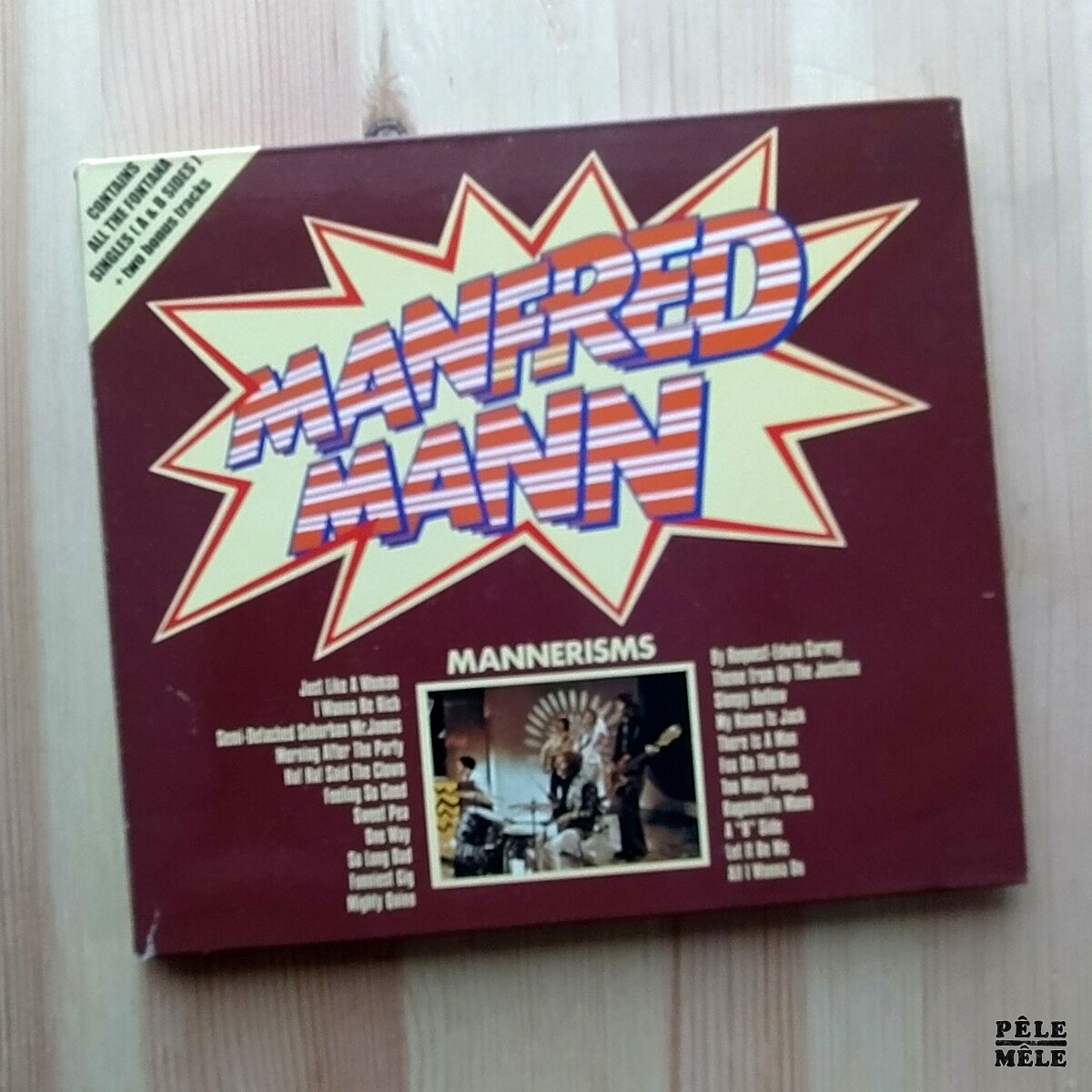 Manfred Mann "Mannerisms" (PHILIPS, 1976) - Pêle-Mêle Online