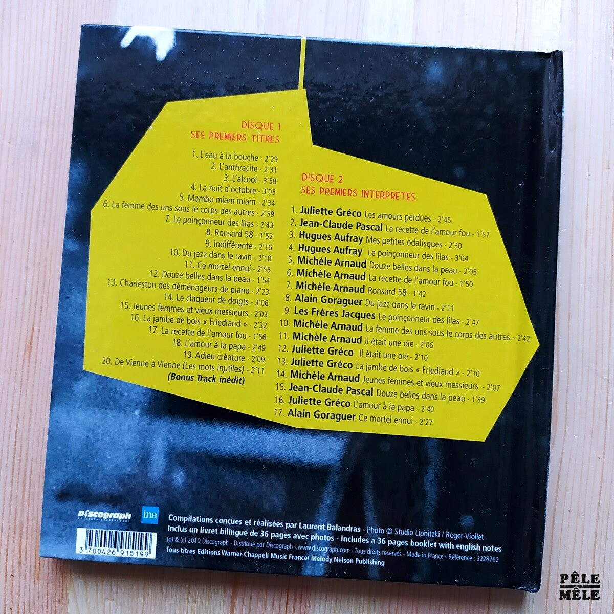 Serge Gainsbourg "Le Claqueur De Mots 1958-1959" (DISCOGRAPH, 2010) / 2 ...