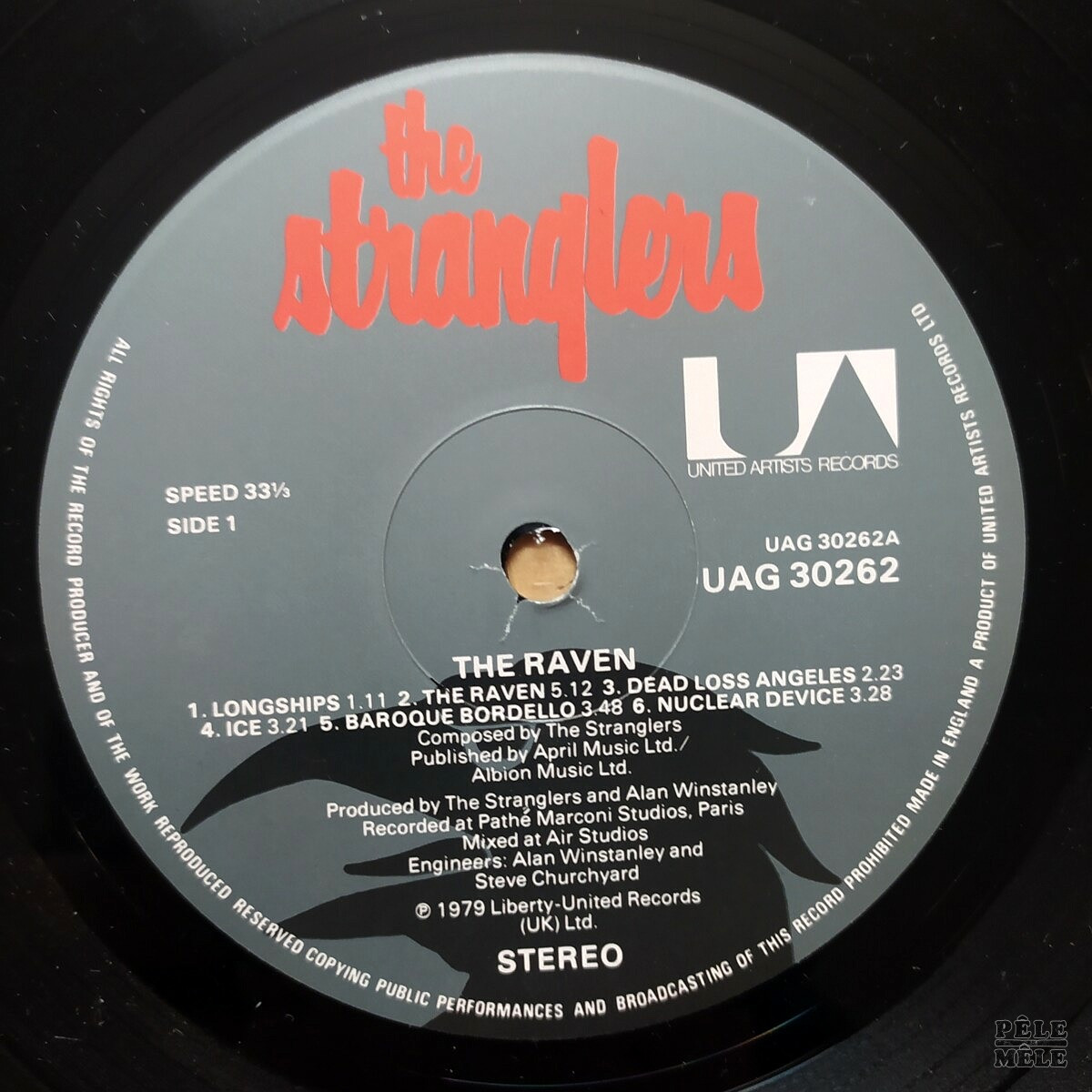 The Stranglers "The Raven" (UNITED ARTISTS, 1979) - Pêle-Mêle Online
