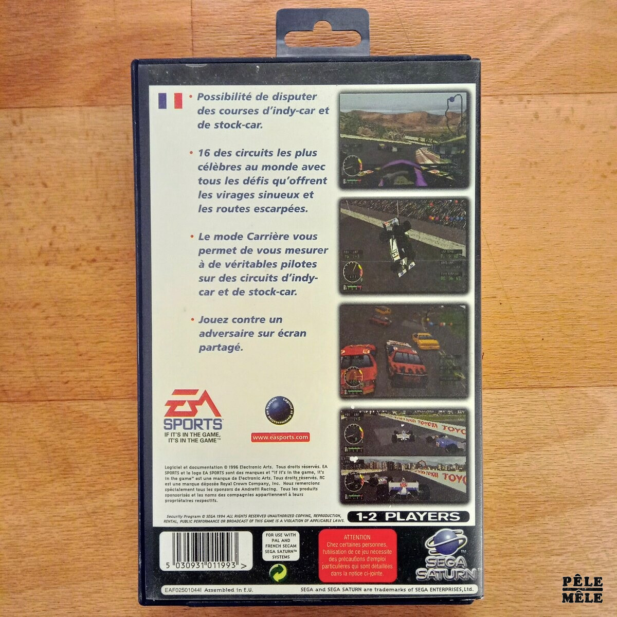 "Andretti Racing" Sega Saturn - Pêle-Mêle Online