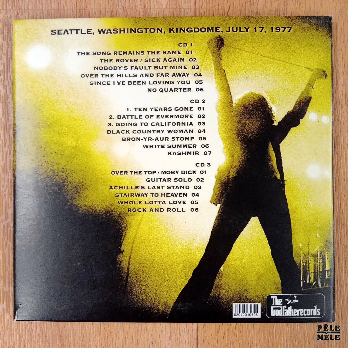 Led Zeppelin "Conquering Kingdome - Seattle, Washington, Kingdome, July ...