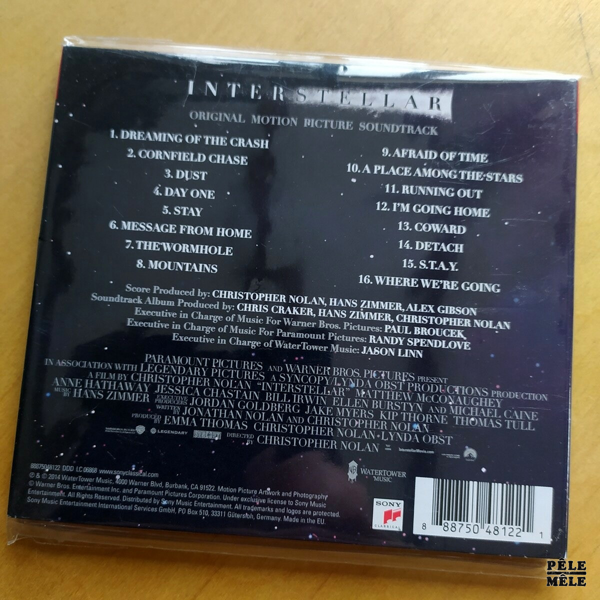 Hans Zimmer ‎"Interstellar (Original Motion Picture Soundtrack)" (SONY ...