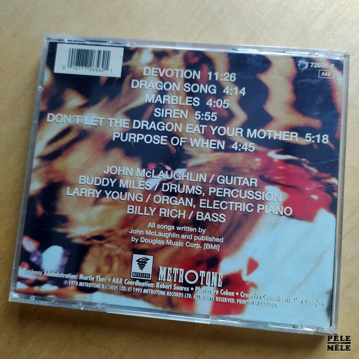 John McLaughlin "Devotion" (DOUGLAS, 1970) - Pêle-Mêle Online