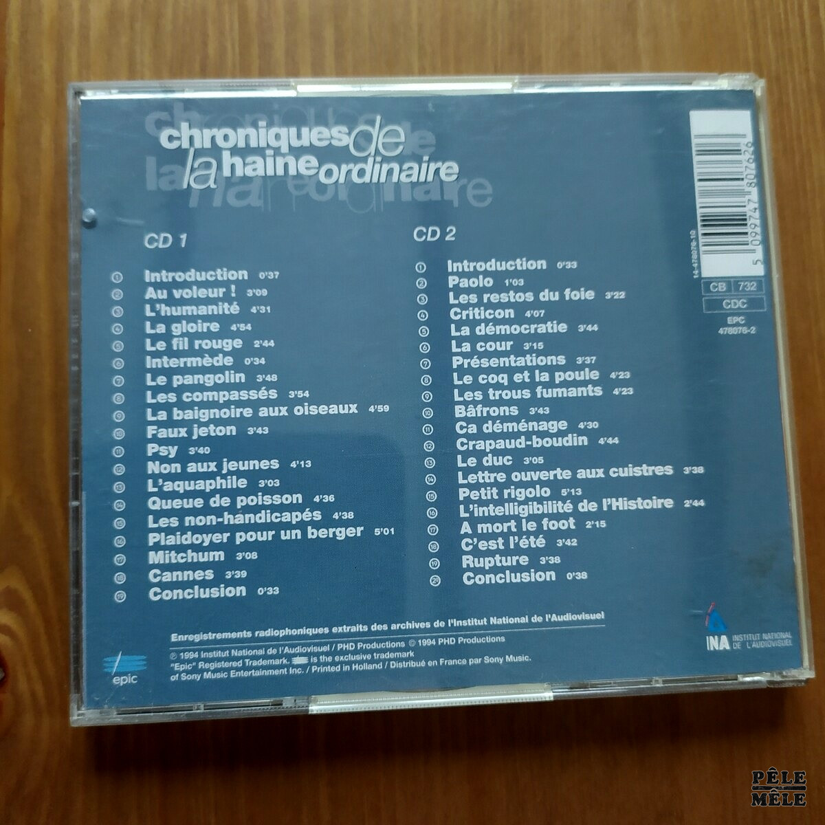 Pierre Desproges "Chroniques de la Haine Ordinaire" (EPIC, 1994) / 2 ...