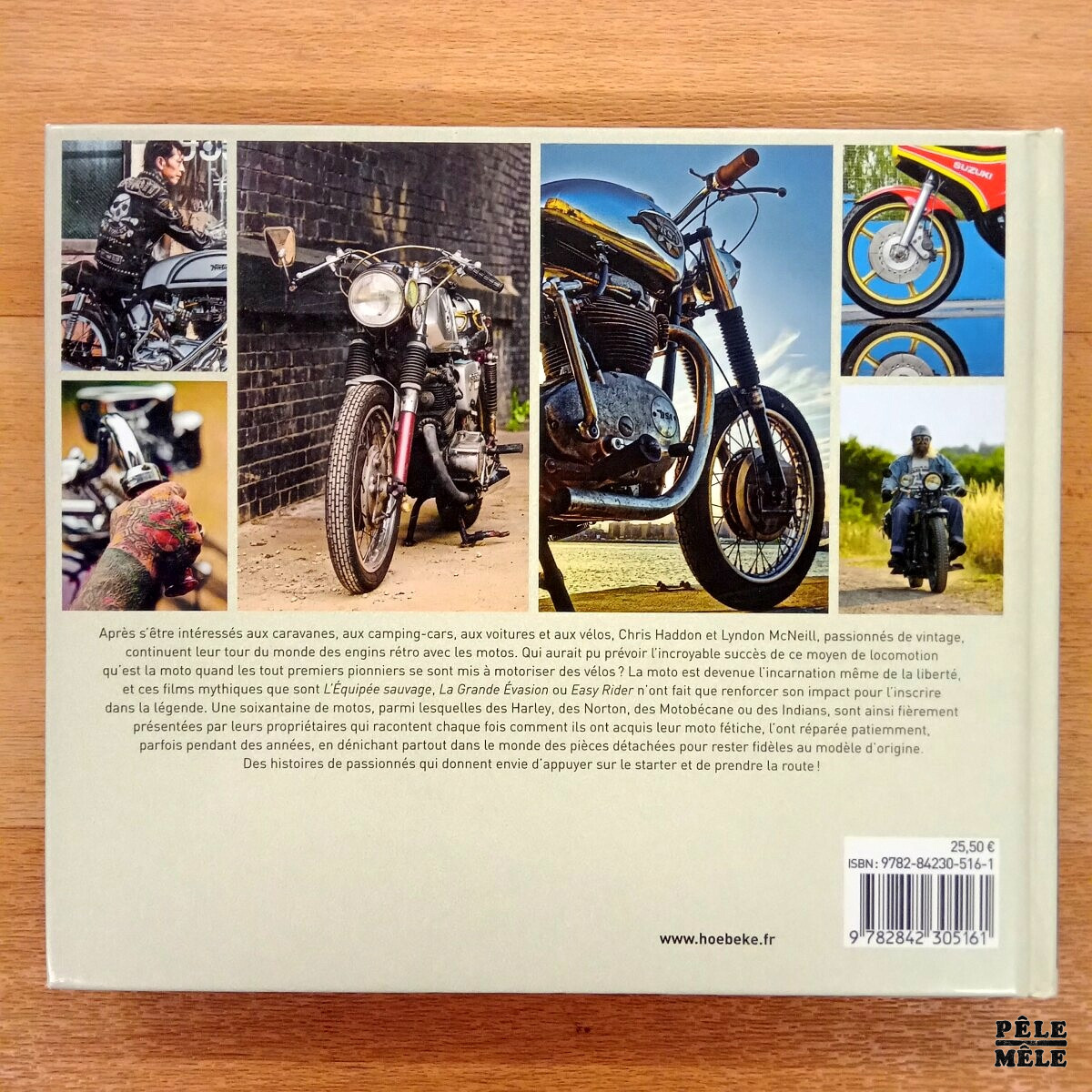 "Motos rétros" - Chris Haddon (Hoëbeke) - Pêle-Mêle Online