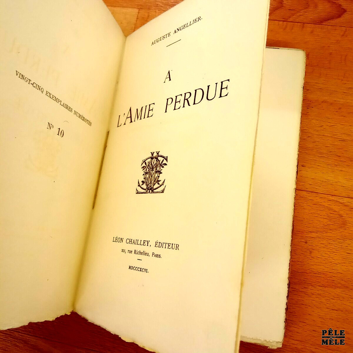"A l'amie perdue" - Auguste Angellier / Chez Léon Chailley 1846 - Pêle ...