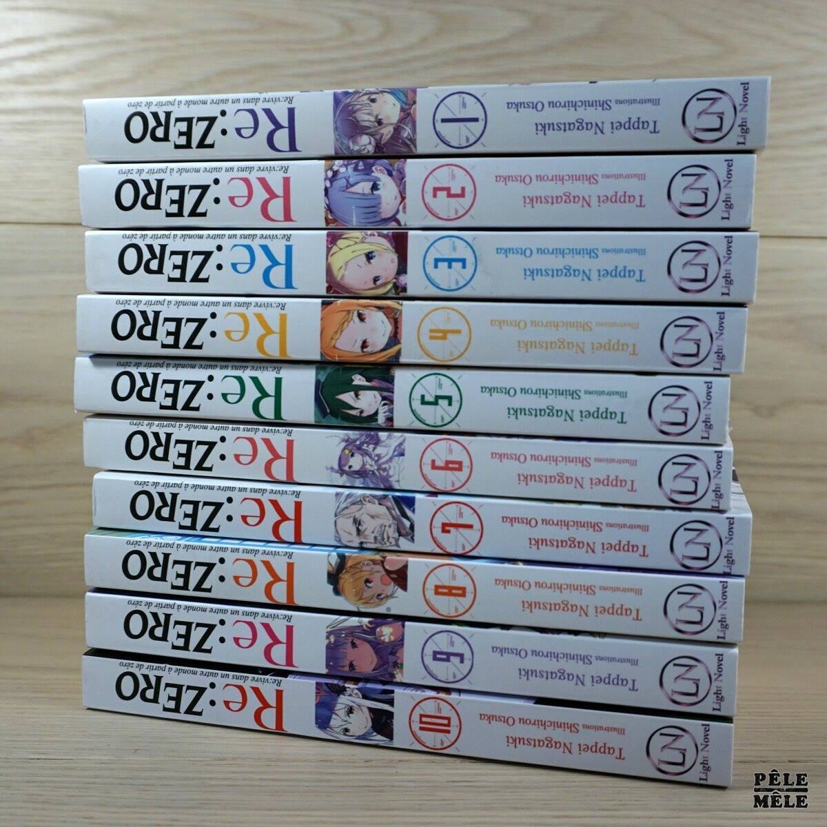Re:Zero - Re:vivre dans un autre monde à partir de zéro Tomes 1 à 10 - Grand Format - Tappei ...