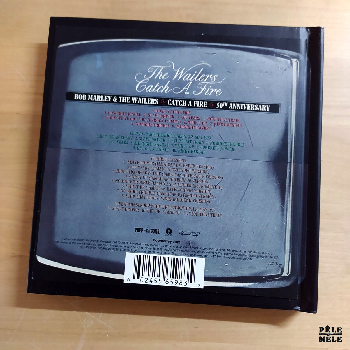 Bob Marley and The Wailers "Catch A Fire" 50th Anniversary Edition (ISLAND, 1973) / 3 cds - Pêle ...