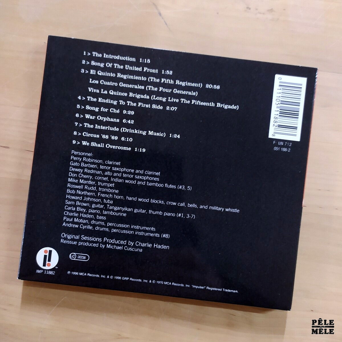 Charlie Haden "Liberation Music Orchestra" (IMPULSE!, 1970) - Pêle-Mêle ...