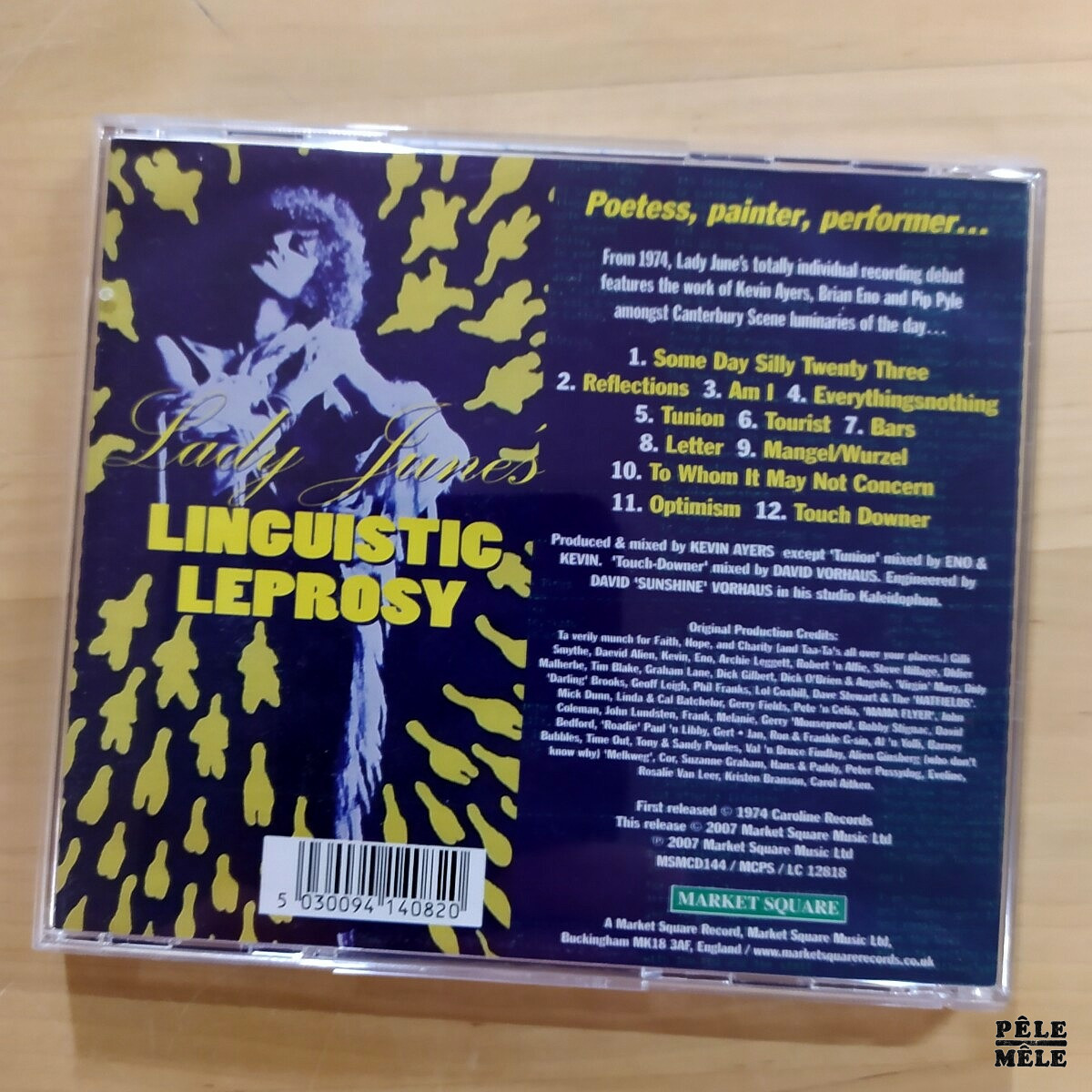 Lady June "Linguistic Leprosy" (CAROLINE, 1974) - Pêle-Mêle Online