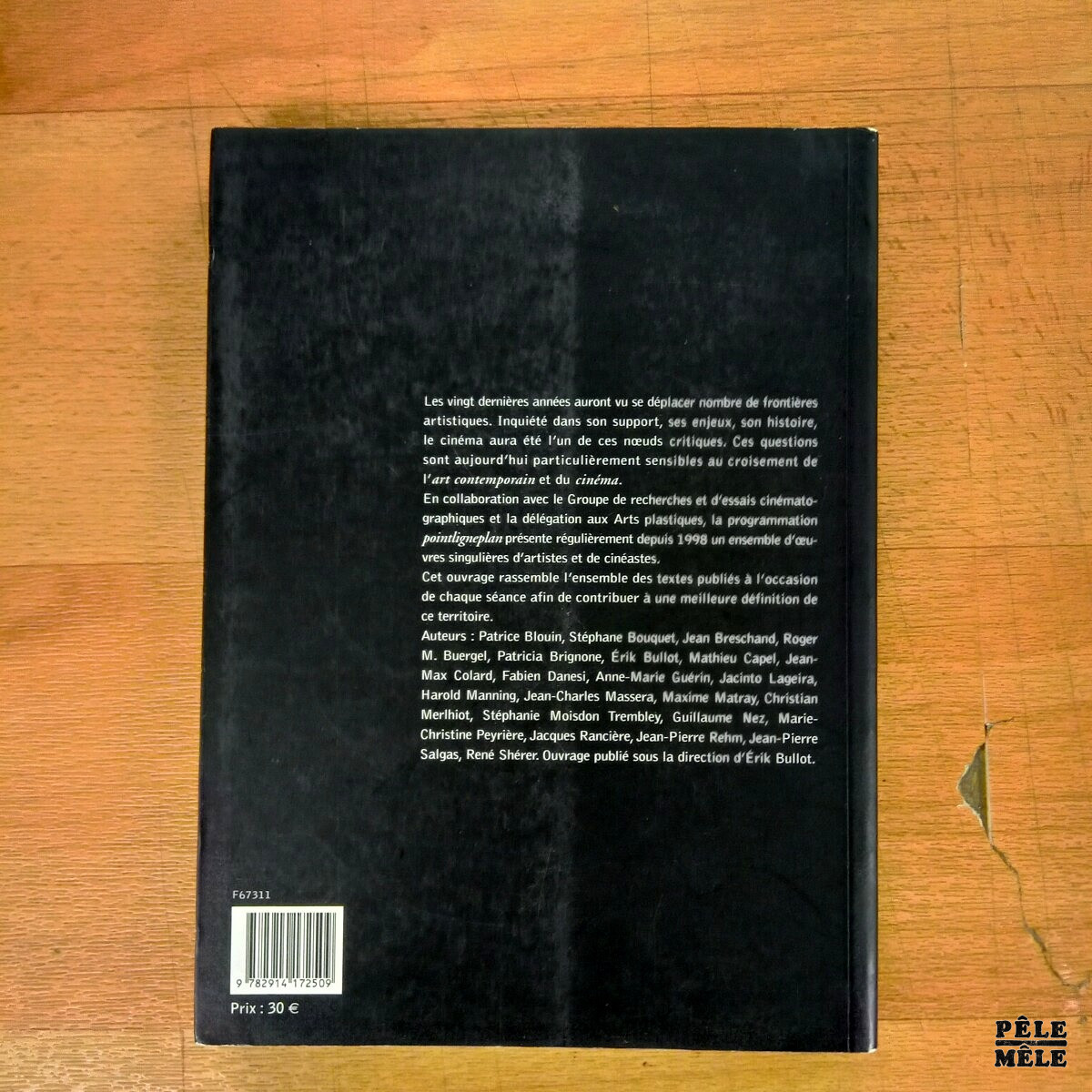 Point Ligne Plan, Cinéma et art contemporain - Cinéma (Editions Léo ...