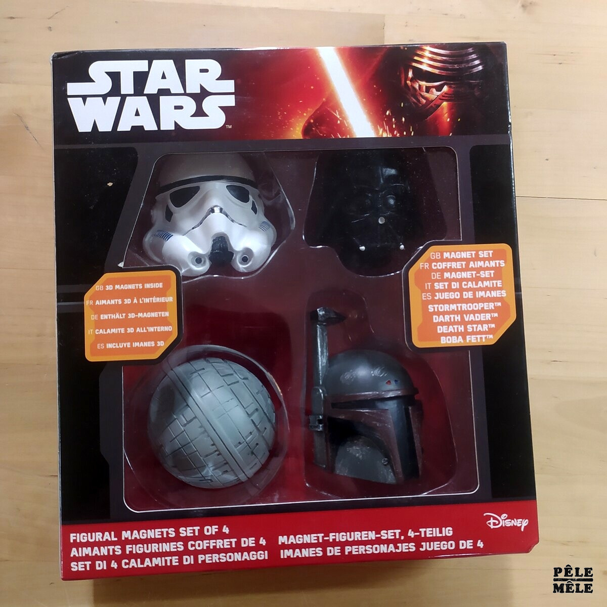 "Star Wars Coffret de 4 Figurines aimantées" (UNDERGROUND TOYS) - Pêle ...