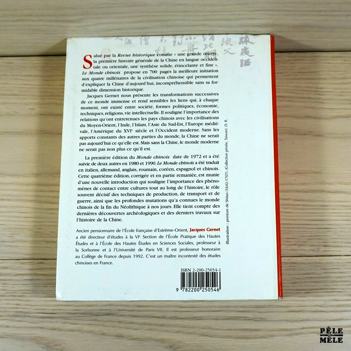 Le Monde Chinois. Quatrième Edition - Jacques Gernet - Pêle-Mêle Online