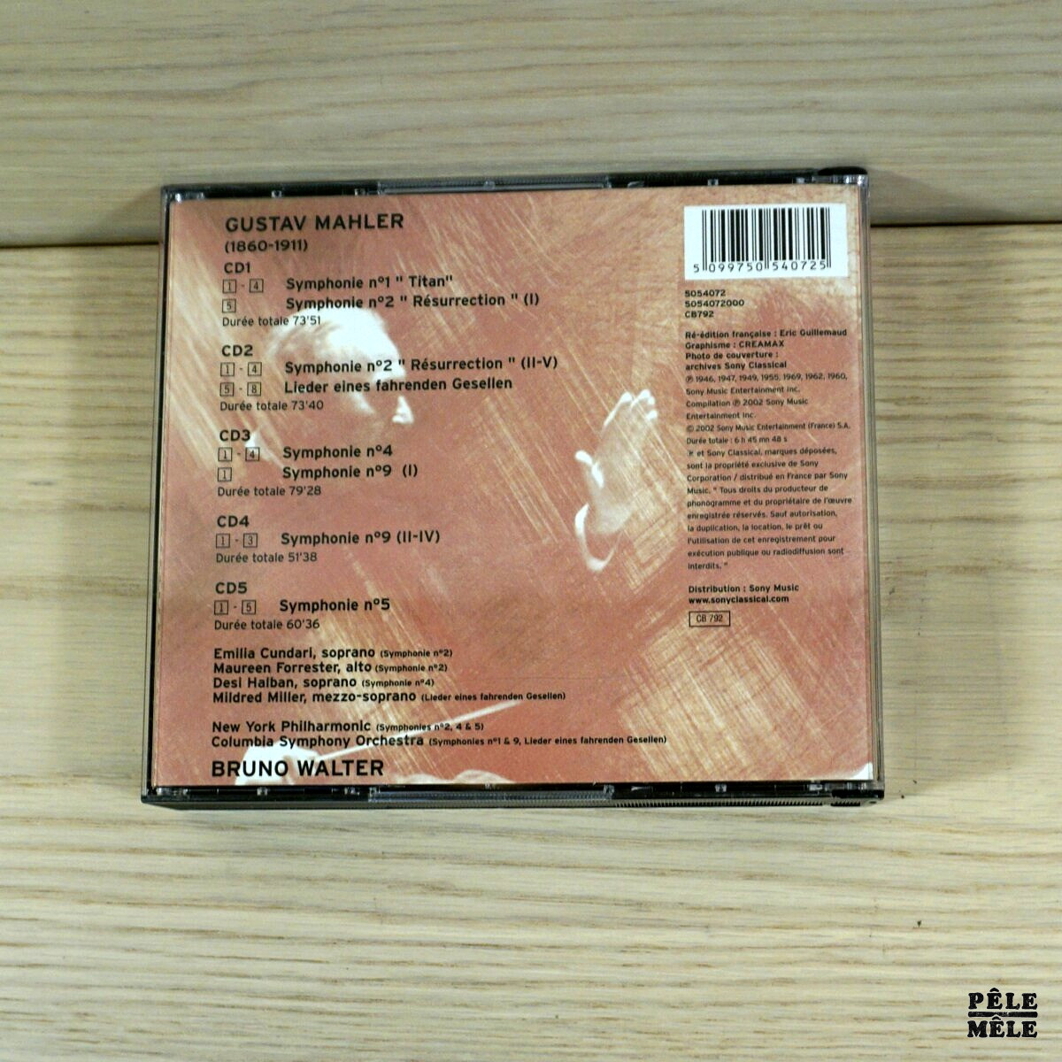 Mahler*, Bruno Walter, New York Philharmonic, Columbia Symphony Orchestra – Les Grandes ...