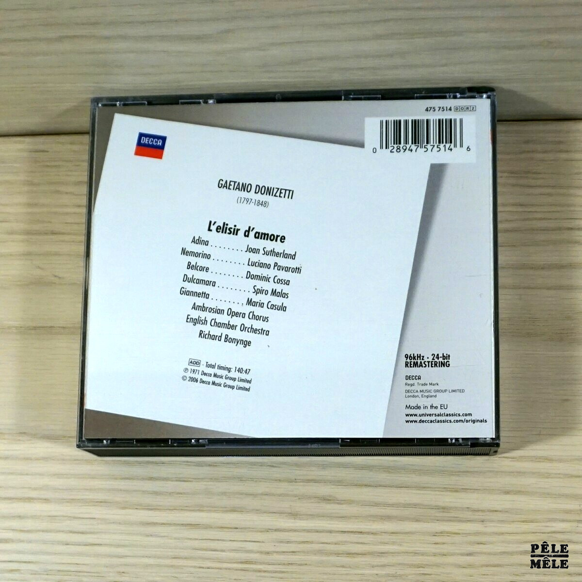 Donizetti* - Joan Sutherland · Luciano Pavarotti · Dominic Cossa ...