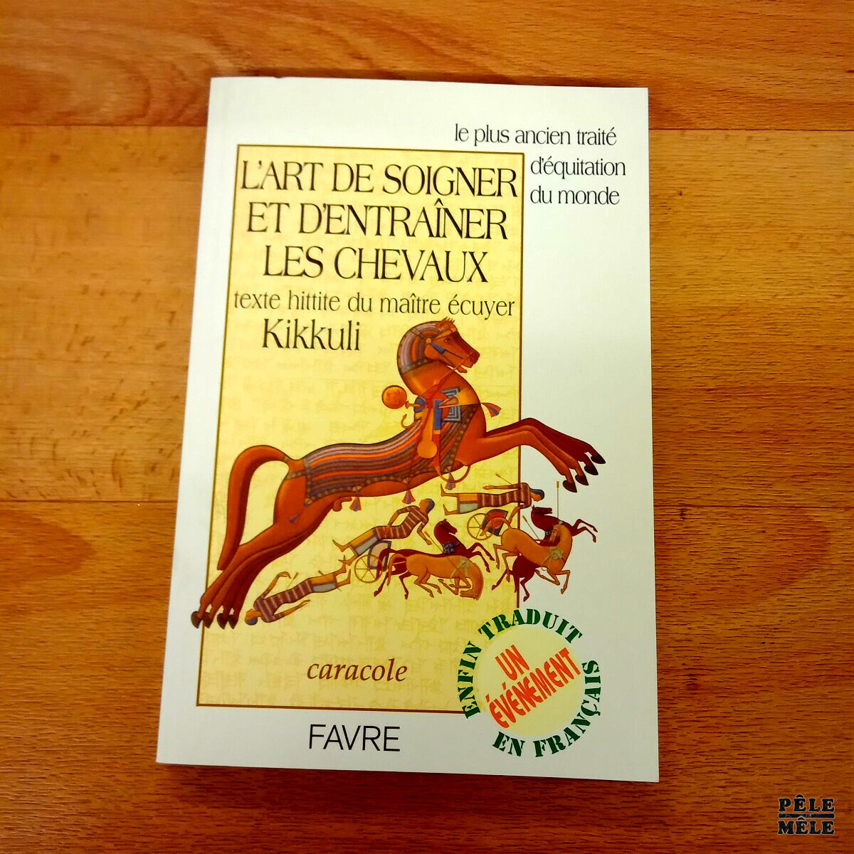 L'art de soigner et d'entraîner les chevaux - Texte hittite du maître ...