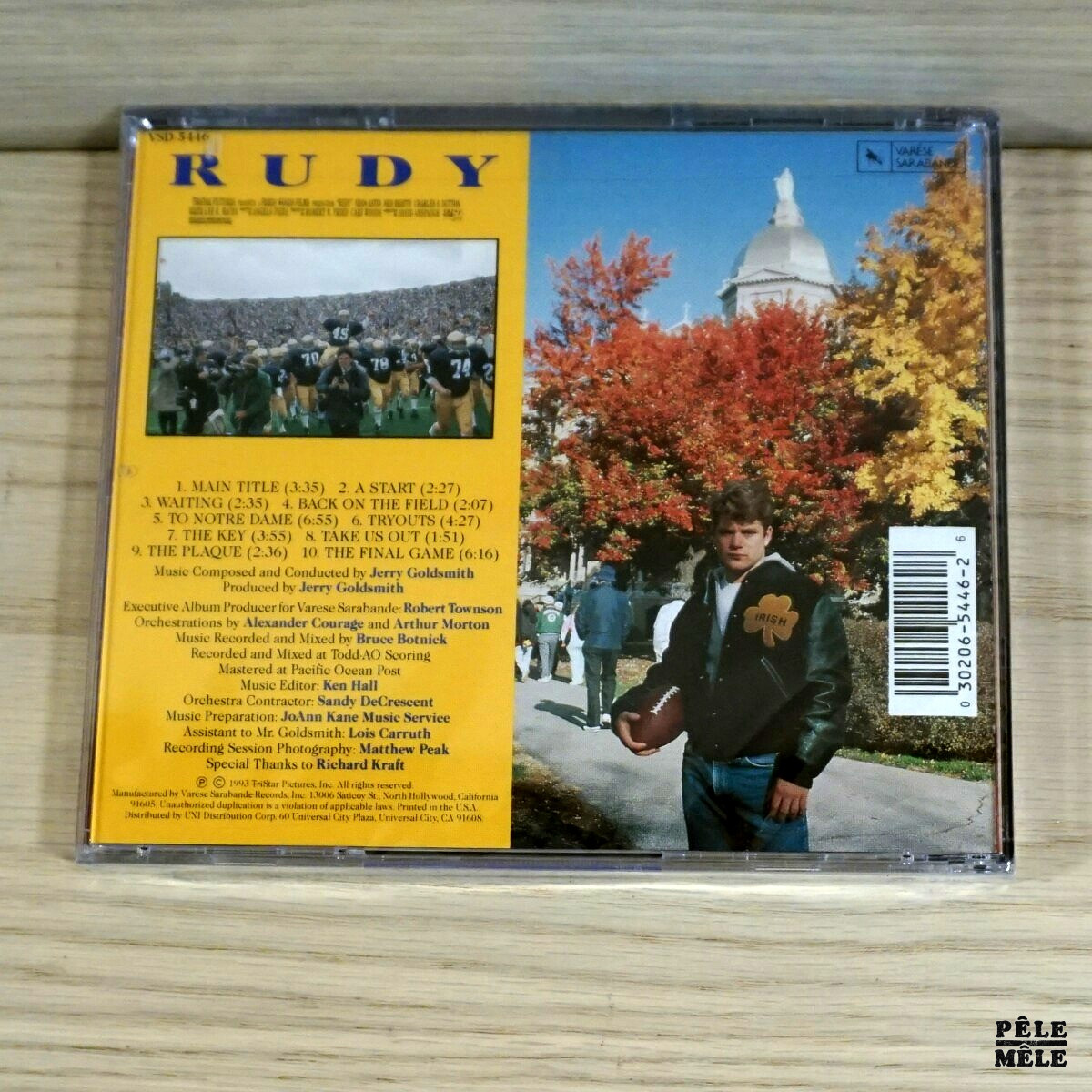 Jerry Goldsmith – Rudy (Original Motion Picture Soundtrack) - Pêle-Mêle Online