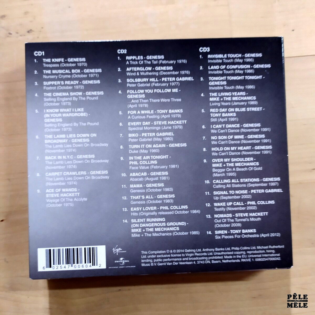 Genesis "R-Kive" (VIRGIN, 2014) / 3 cds - Pêle-Mêle Online