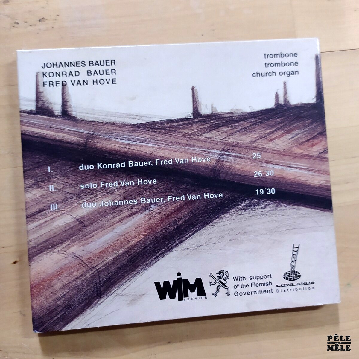 Konrad Bauer / Fred van Hove / Johannes Bauer "Pijp" (WIMPRO, 1997 ...