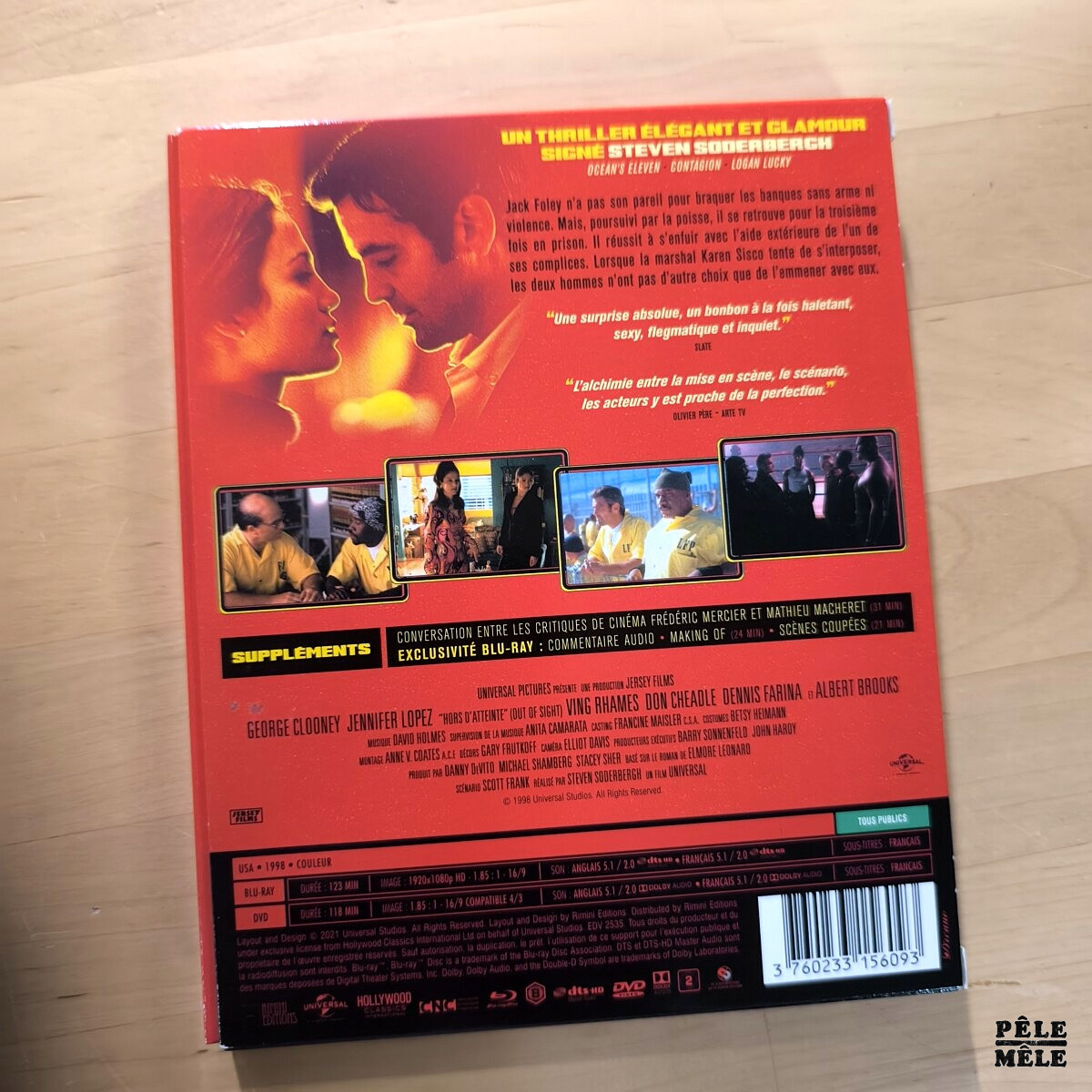 "Hors d'Atteinte" de Steven Soderbergh (UNIVERSAL, 2021) / 2 blu-rays - Pêle-Mêle Online
