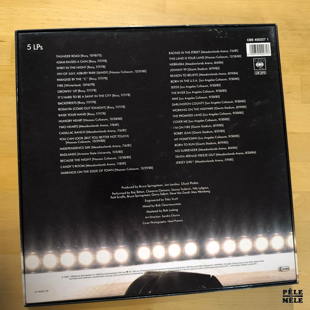 Bruce Springsteen & The E Street Band "Live/1975-85" (CBS, 1986) / 5 ...