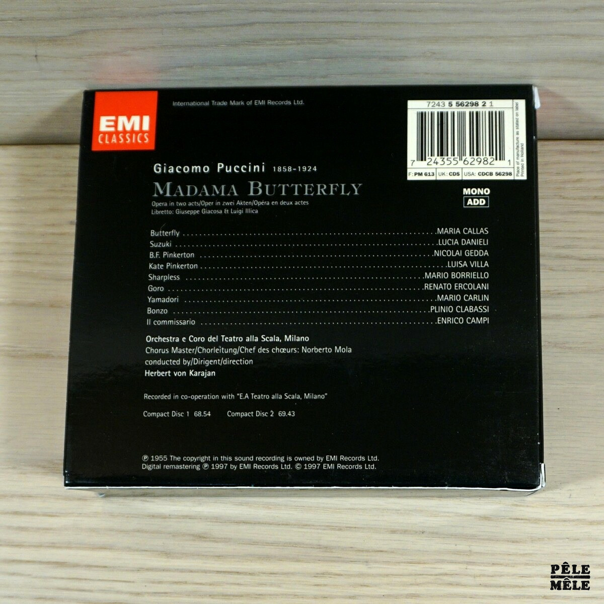 Puccini* / Maria Callas, Lucia Danieli, Nicolai Gedda, Mario Borriello ...