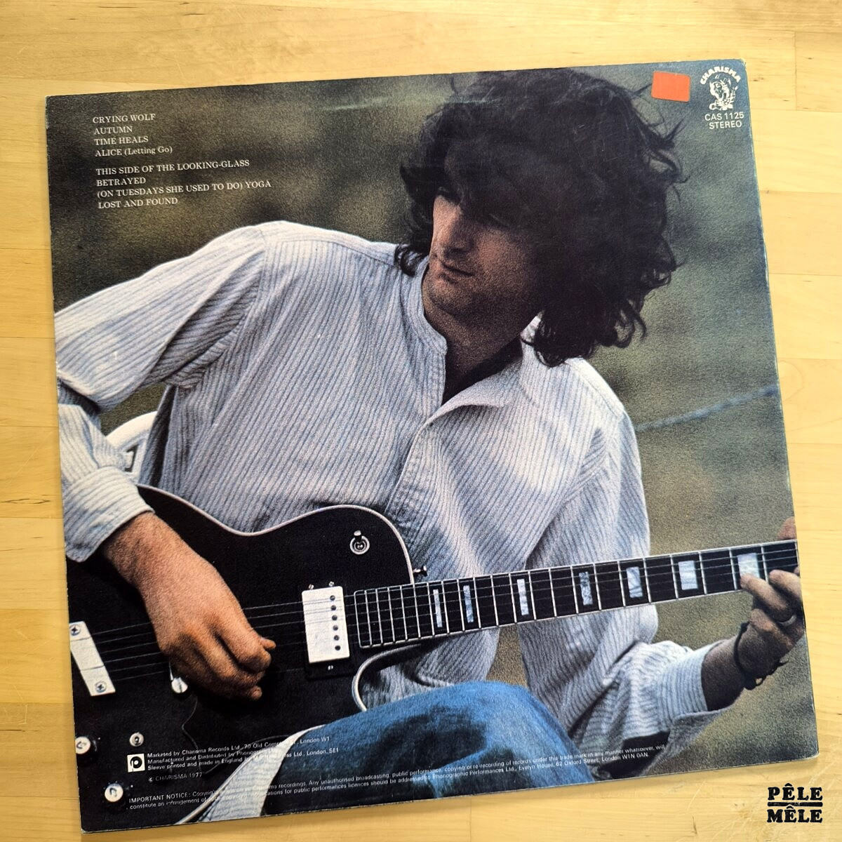 Peter Hammill "Over" (CHARISMA, 1977) - Pêle-Mêle Online