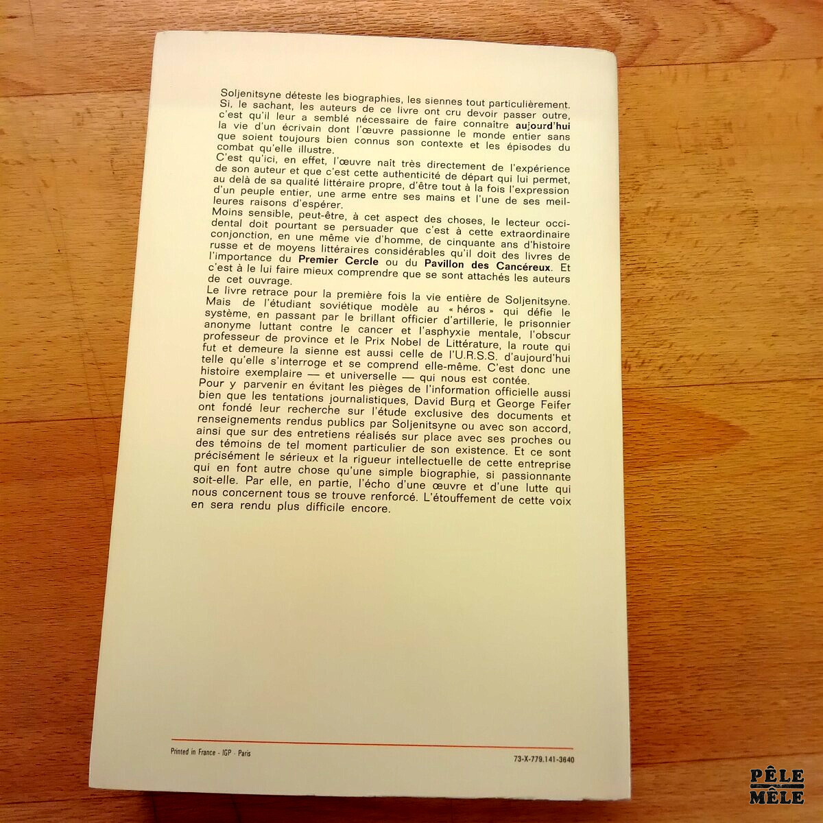 Soljenitsyne Savie - David Burg / George Feifer (Robert Laffont) - Pêle ...