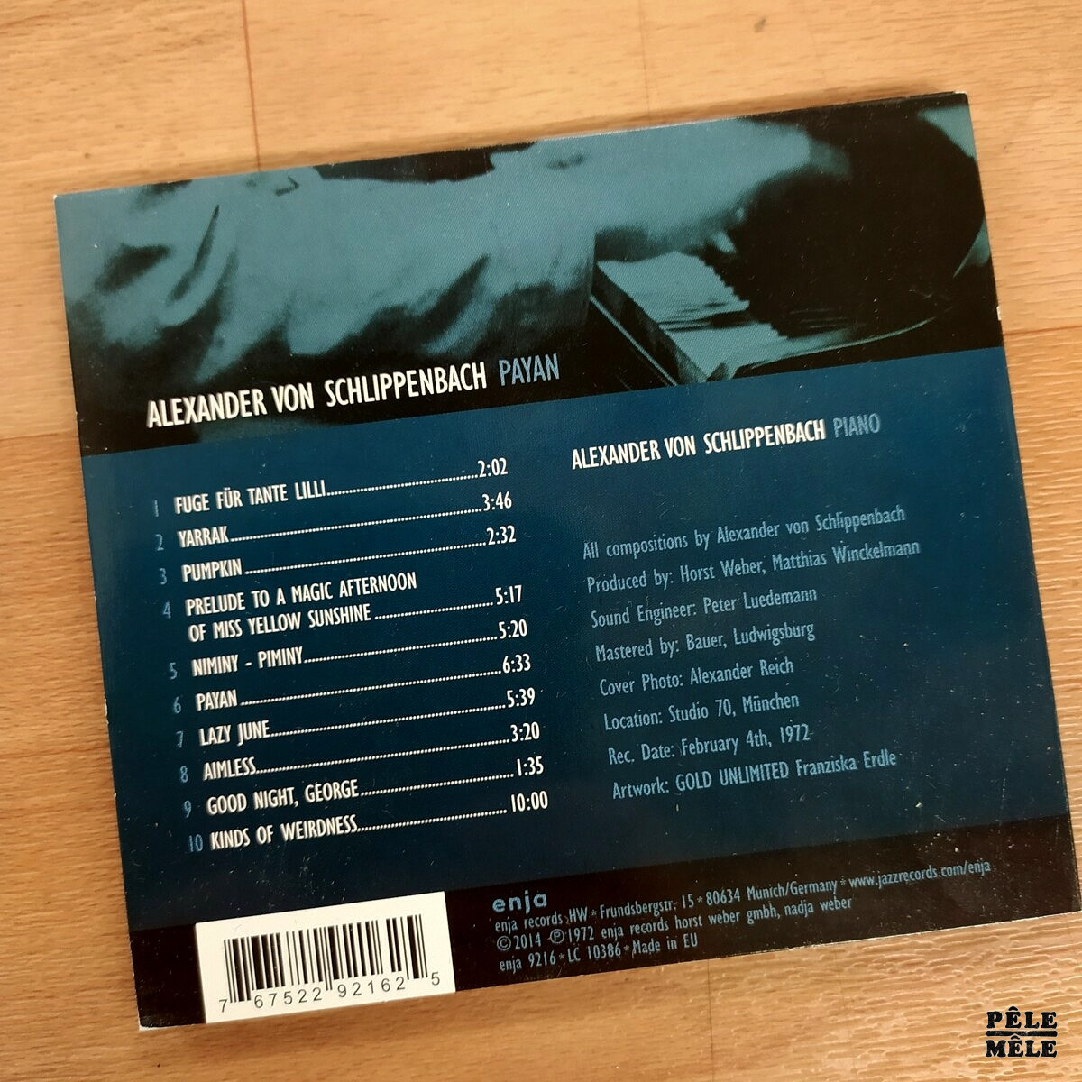 Alexander Von Schlippenbach "Payan" (ENJA, 1972) - Pêle-Mêle Online