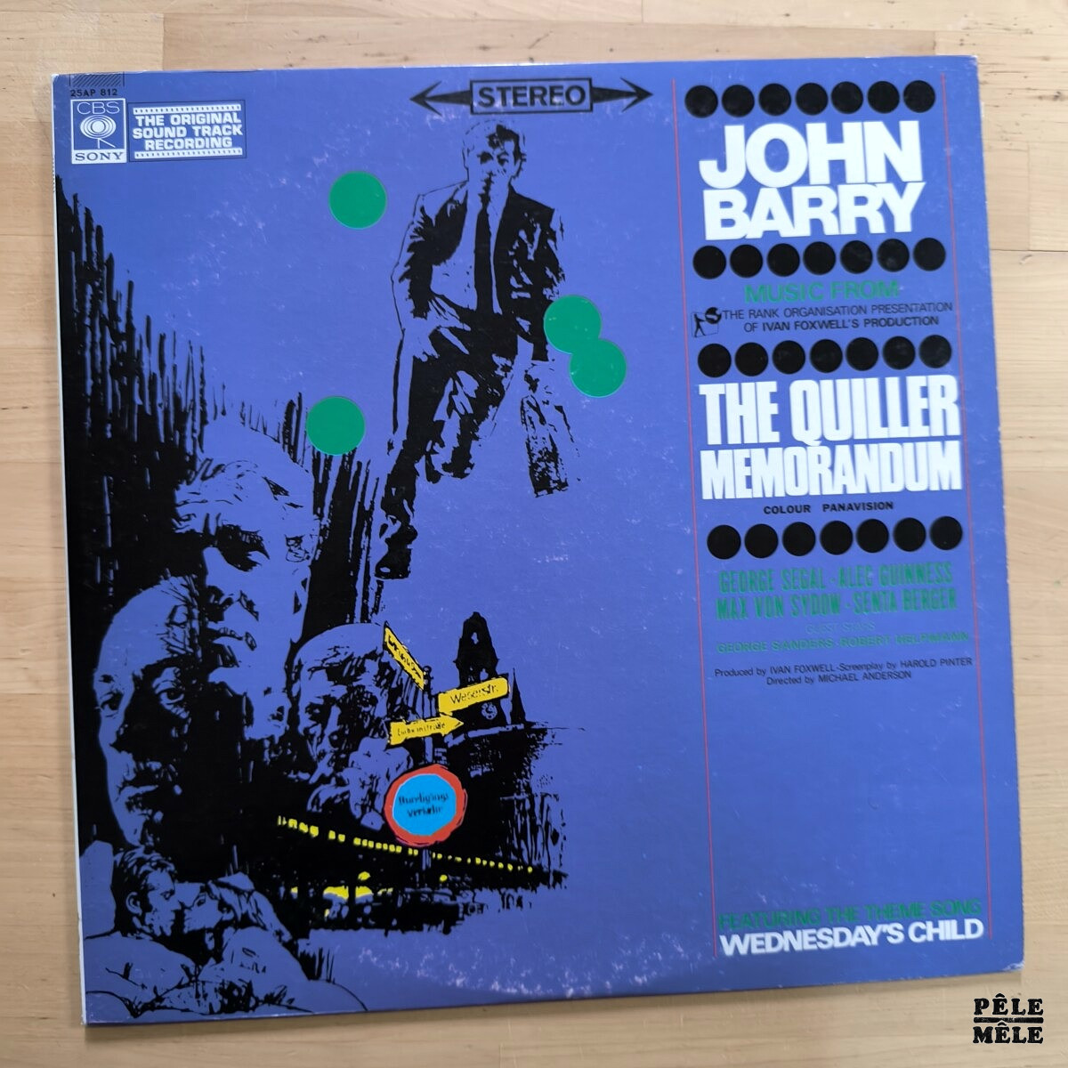 John Barry "The Quiller Memorandum" (COLUMBIA, 1977) IMPORT JAPONAIS ...