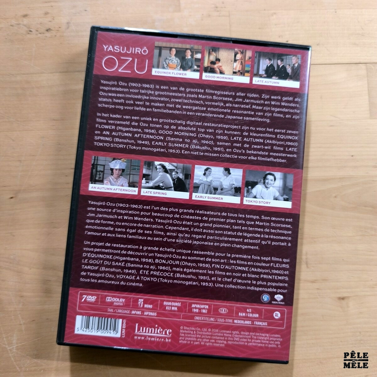 Coffret "Yasujiro Ozu" (LUMIERE, 2016) / 7 dvds - Pêle-Mêle Online