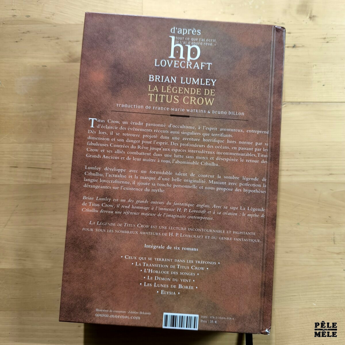 Brian Lumley "La Légende de Titus Crow (d'après H.P. Lovecraft ...