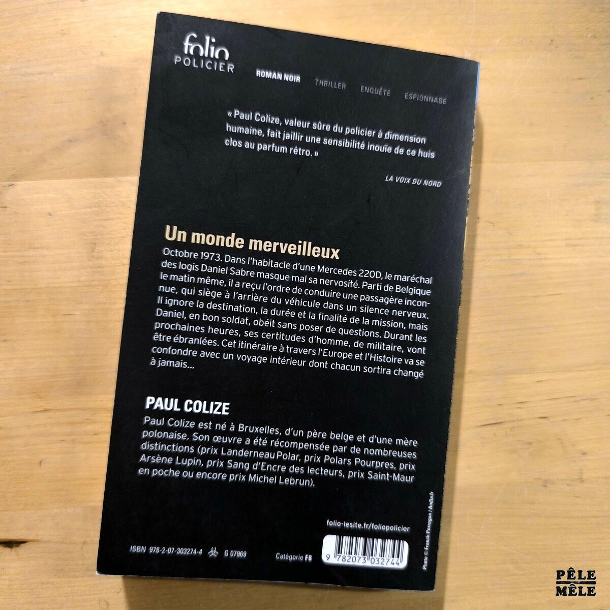 Paul Colize "Un Monde Merveilleux" (FOLIO) - Pêle-Mêle Online