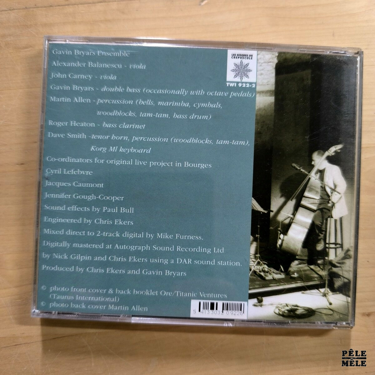 Gavin Bryars "The Sinking of the Titanic" (LES DISQUES DU CREPUSCULE ...