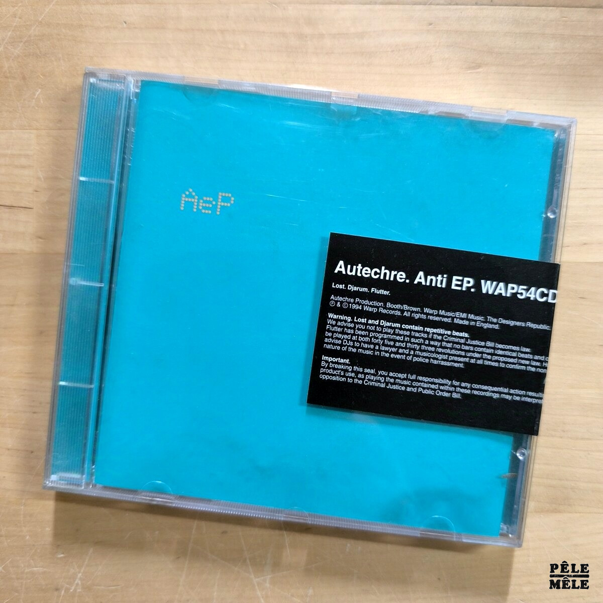 Autechre "Anti EP" (WARP, 1994) - Pêle-Mêle Online