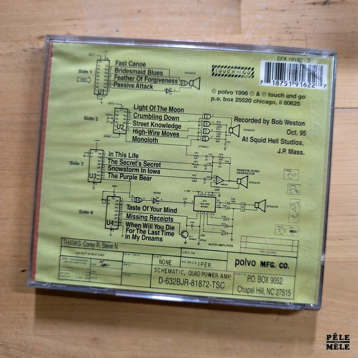 Polvo "Exploded Drawing" (TOUCH & GO, 1996) - Pêle-Mêle Online