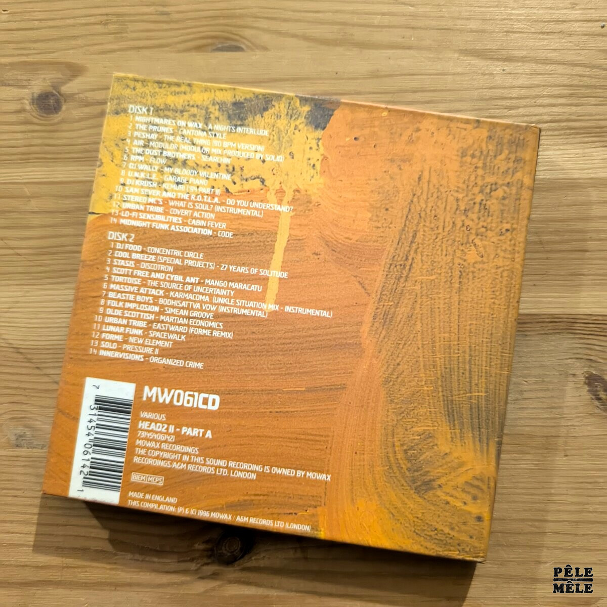 Compilation "Headz 2A" (MO'WAX, 1996) / 2 cds - Pêle-Mêle Online