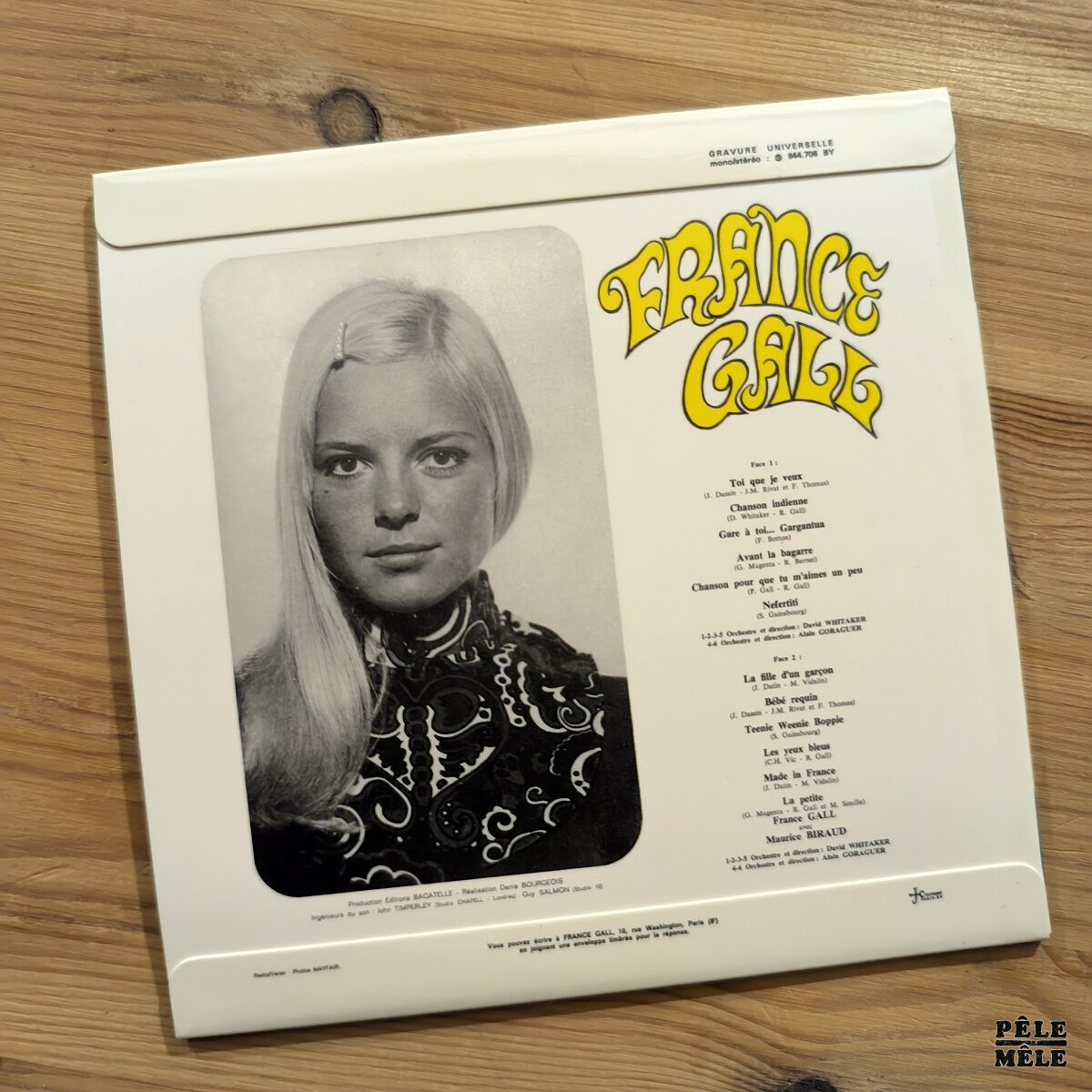 France Gall "1968" (PHILIPS, 1968) - Pêle-Mêle Online